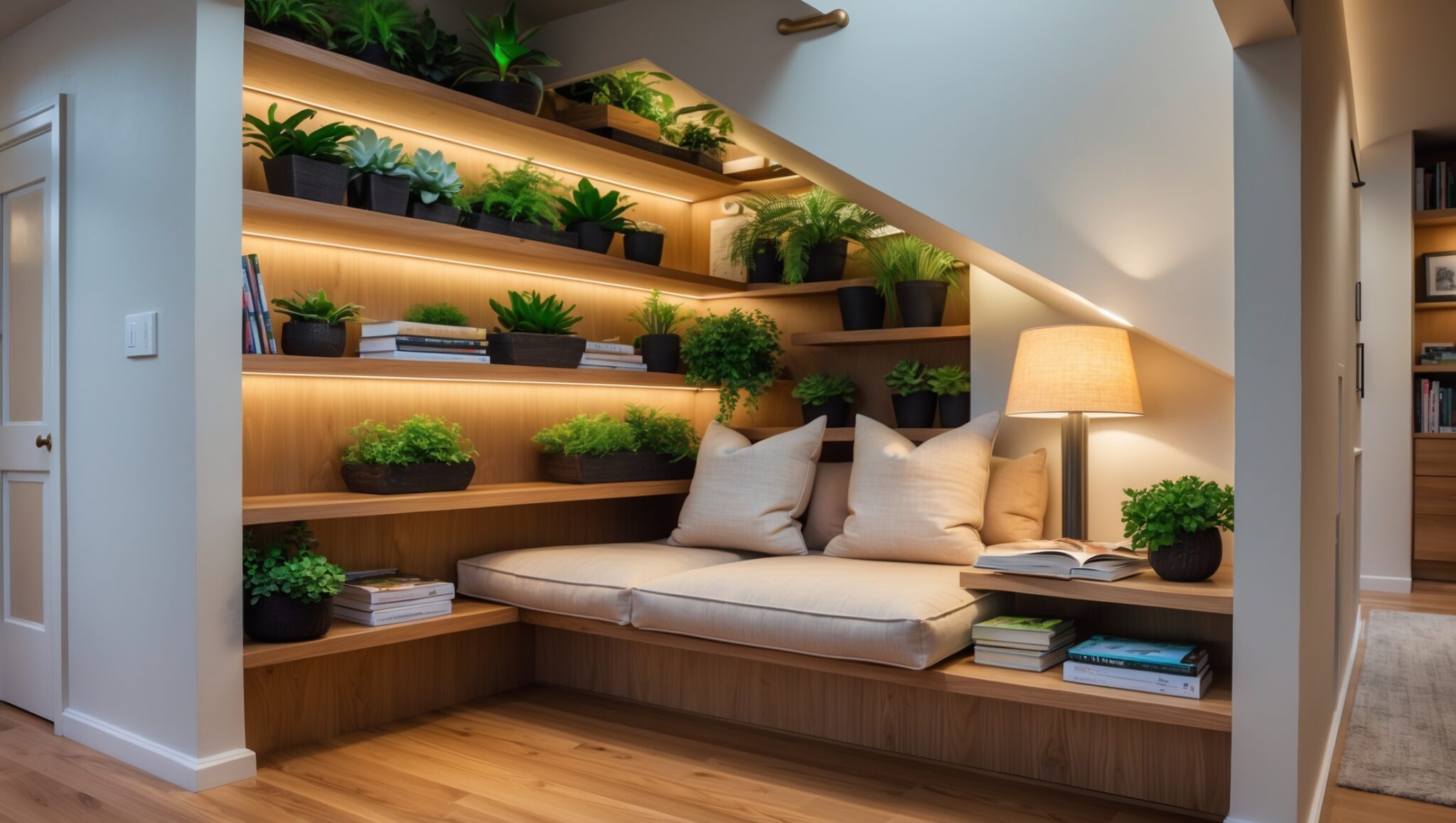 Under-Stair Nook Makeover: Case Study & Cost Breakdown